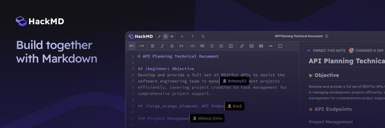 HackMD 嗨筆記股份有限公司—最新職缺徵才中 | Cake 找工作