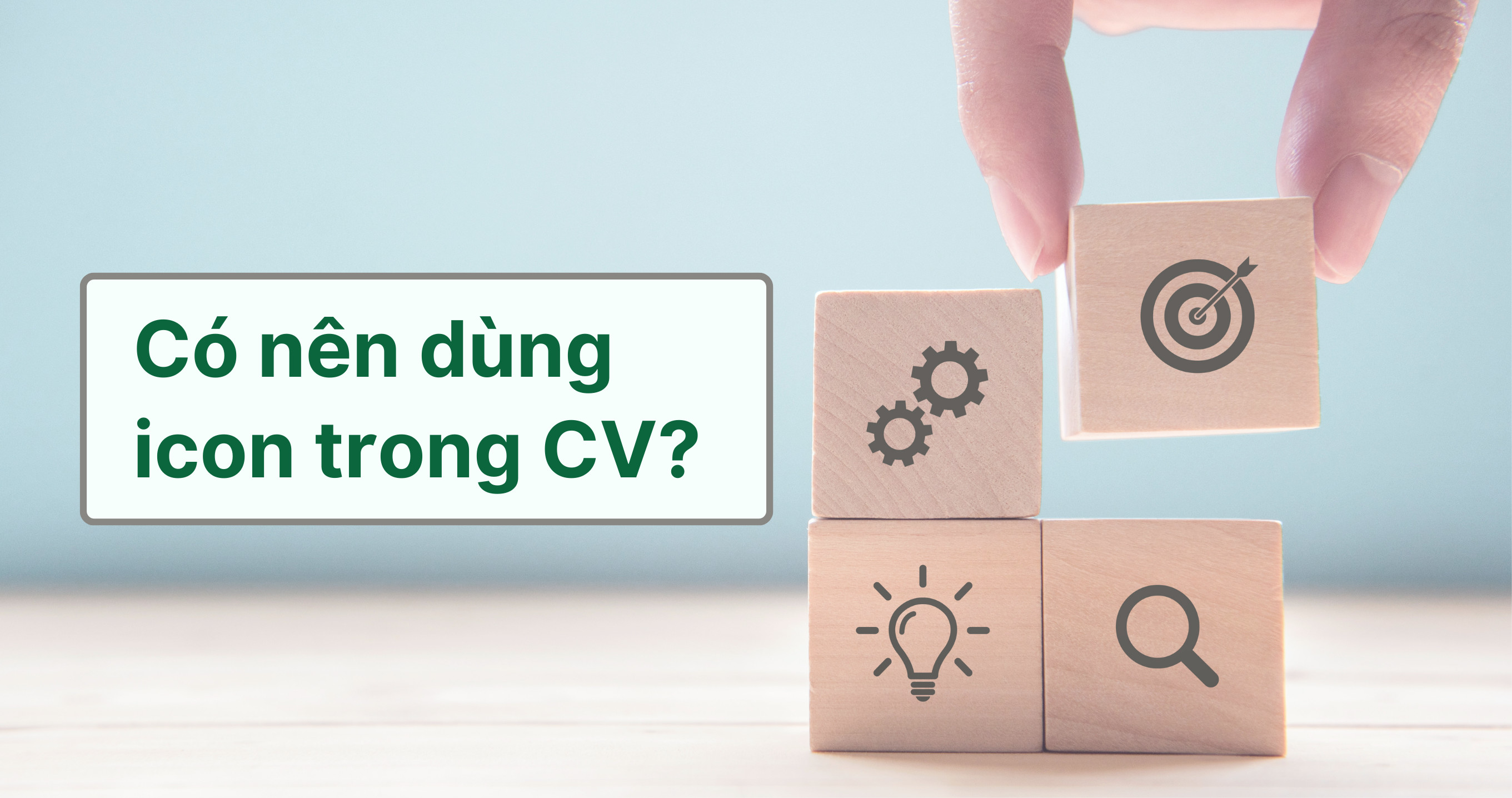 Có nên dùng icon cho CV hay không? | Cake
