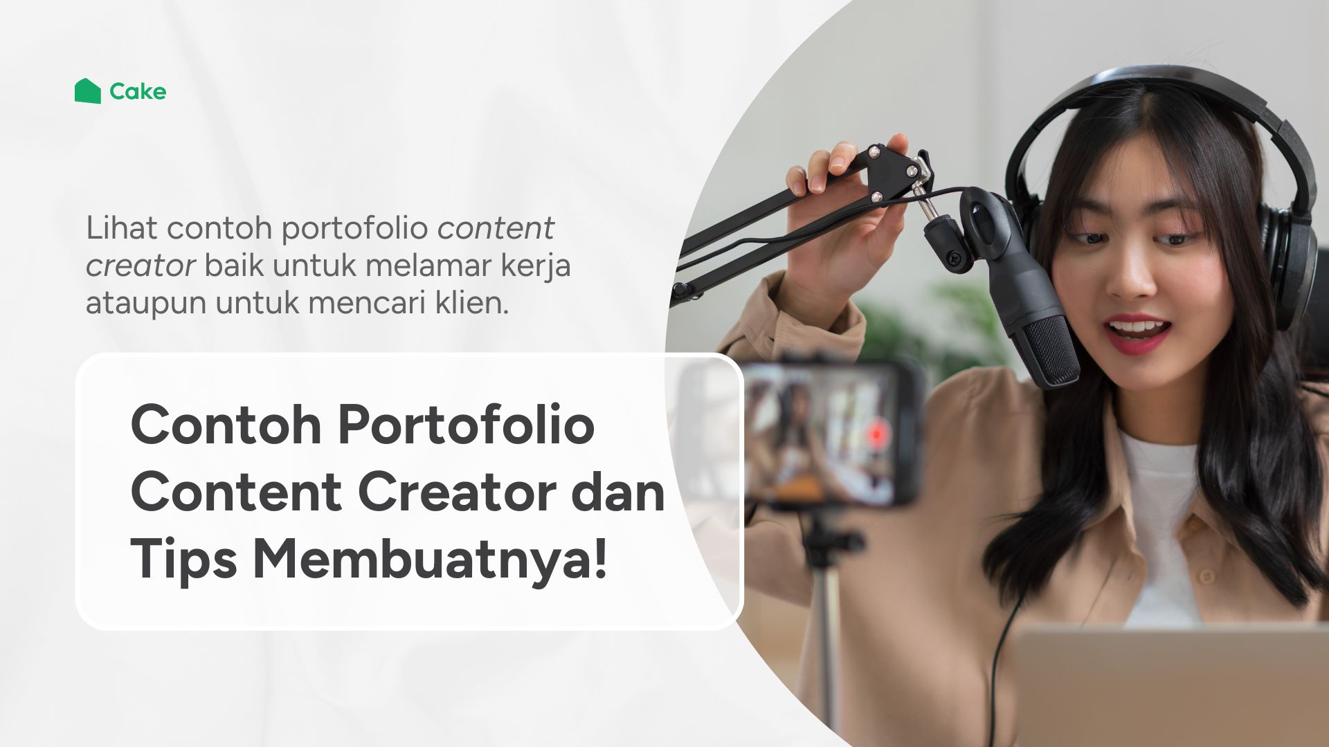Contoh Portofolio Content Creator dan Tips Membuatnya! | Cake